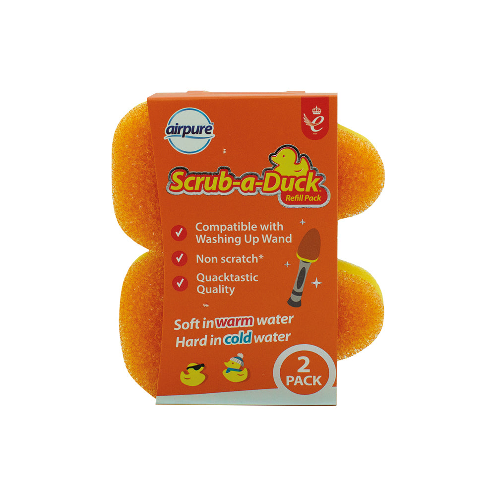 Scrub-a-Duck Washing Up Wand 2 Pack Refill – Airpure
